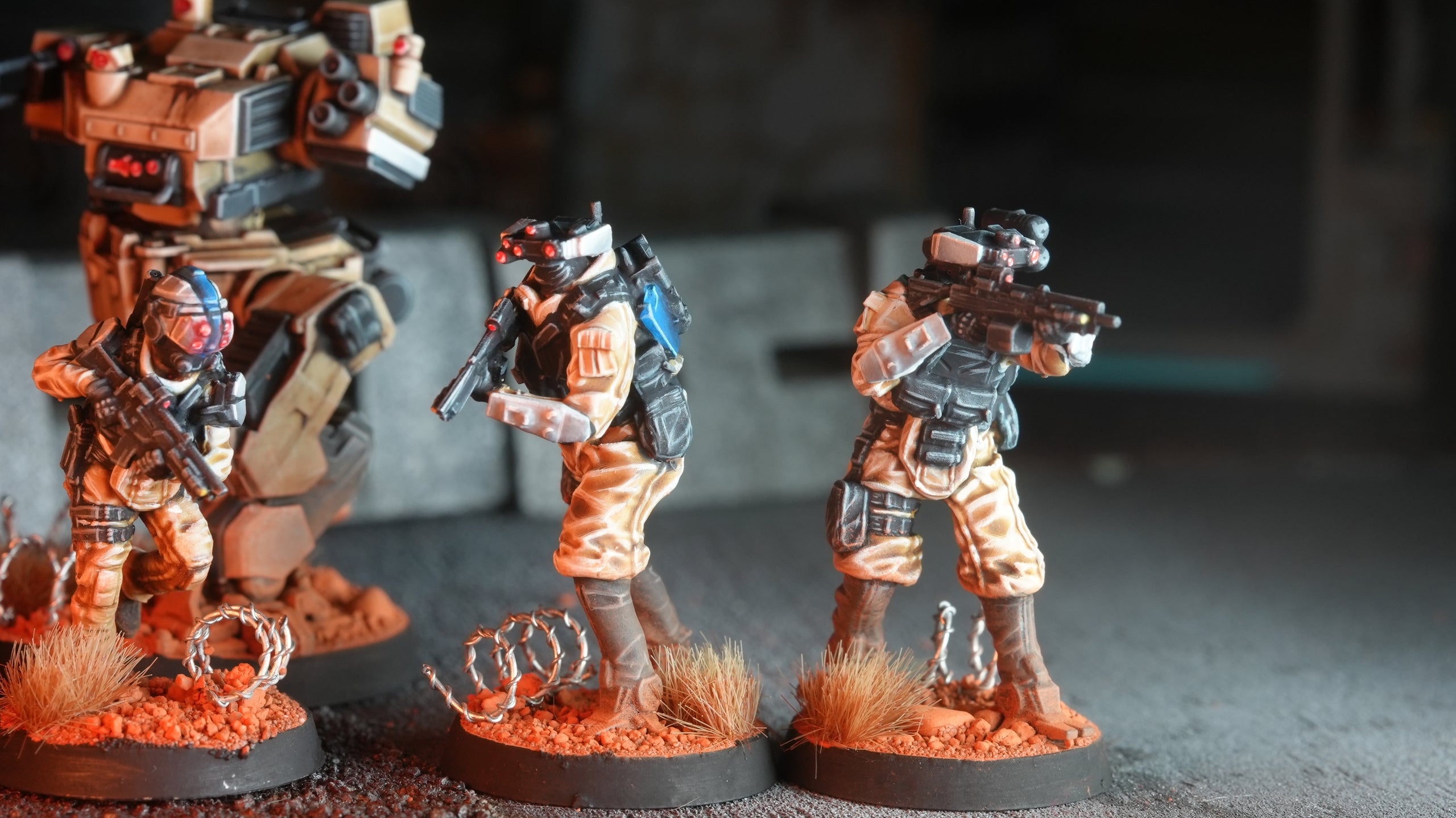 BLKOUT Scifi Tactical tabletop wargame, fast paced, easy to learn.