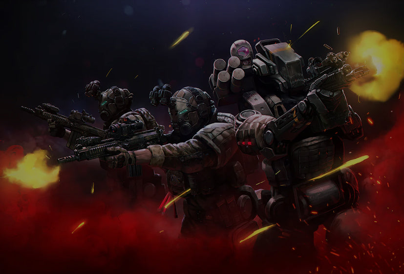 BLKOUT Scifi Tactical tabletop wargame, fast paced, easy to learn.